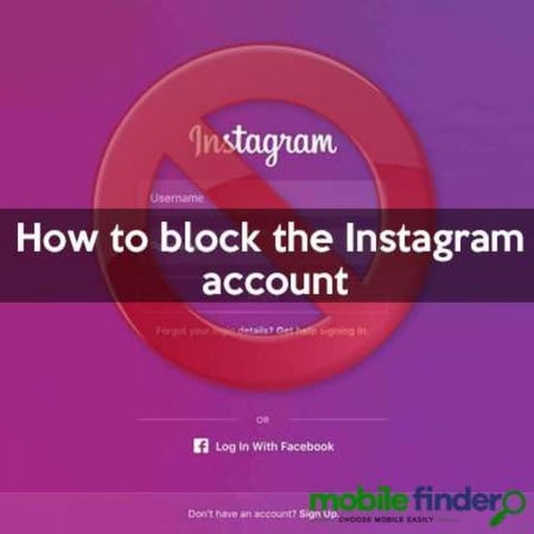 How to block the instagram account | PPT