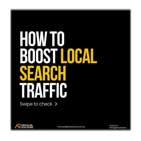 How To Boost Local Search Traffic | PPT