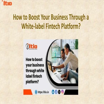 How to Boost Your Business Through a White-label Payment Gateway? | PPT