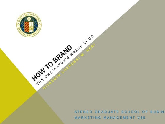 Personal brand launch | PPTX