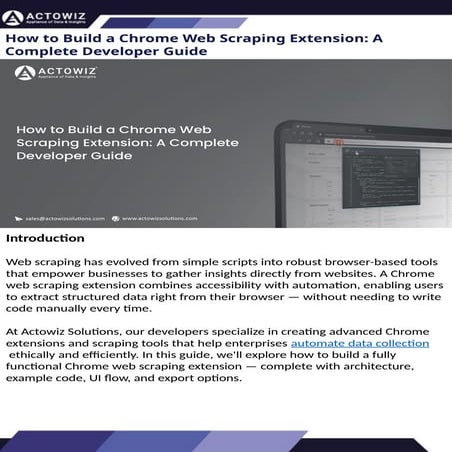 How to Build a Chrome Web Scraping Extension.pptx
