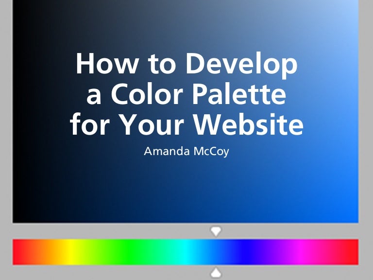 How to build a color palette