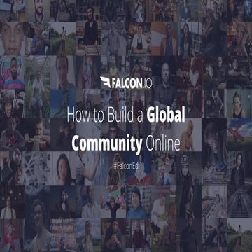 Webinar: How to Build a Global Community Online | PDF