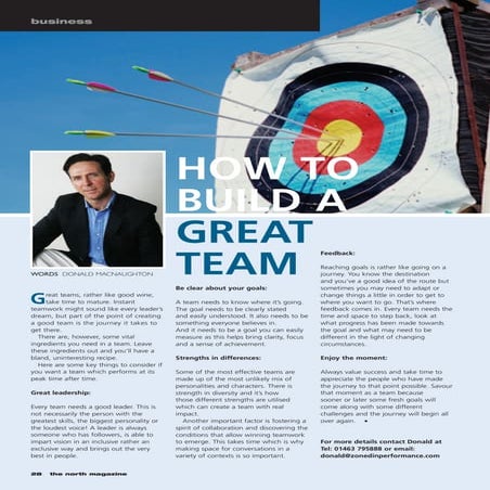 How to Build a Great Team" | PDF