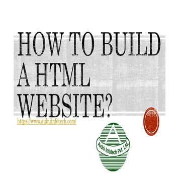 HOW to Build a HTML Website- Aidni Infotech Private Limited.pptx