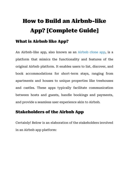 Building a Successful Airbnb Clone Script (1).pdf | Computing ...