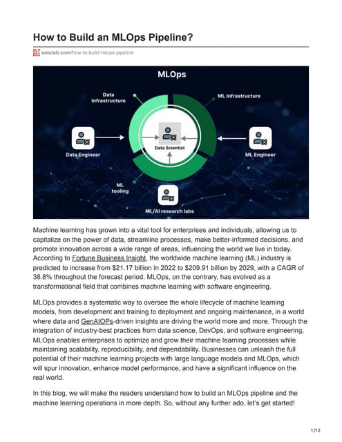 MLOps Course in Hyderabad | MLOps Training Online | PPT