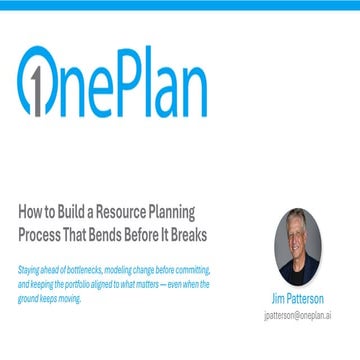 Building Adaptive Resource Planning Processes for Dynamic Business ...