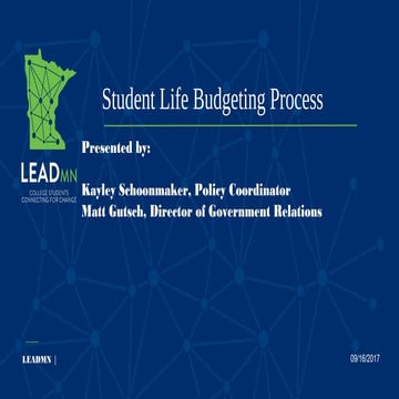 How to Build a Student Life Budget | PPT