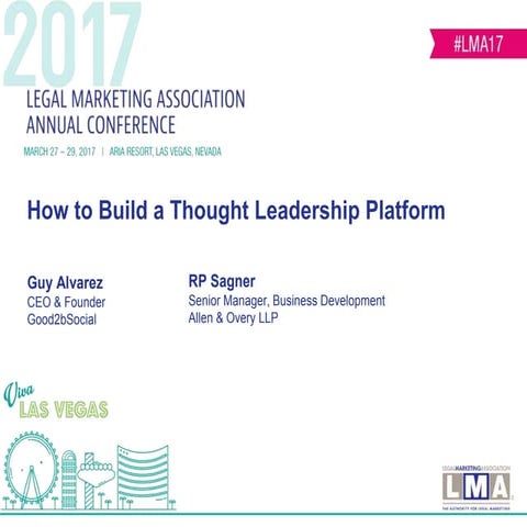 How to build a thought leadership platform | PPTX