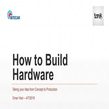 How to Build Hardware Product | PDF