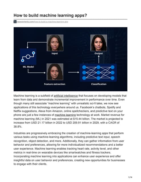 How to build machine learning apps.pdf