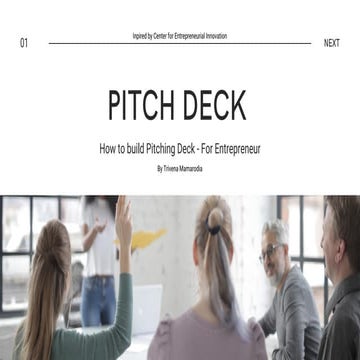 How To Build Pitching Deck Entrepreneur Ppt
