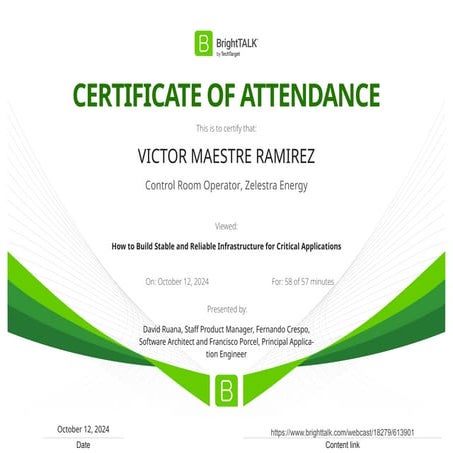 How to Build Stable and Reliable Infrastructure for Critical ...