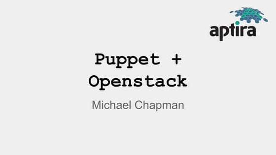 Puppet Camp Charlotte 2015: Exporting Resources: There and Back Again | PPT