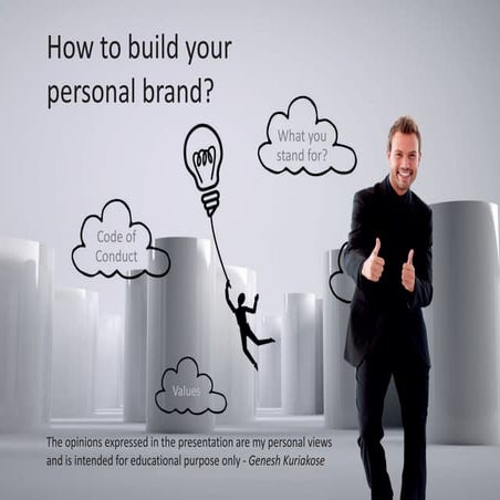 How to build your personal brand | PPT
