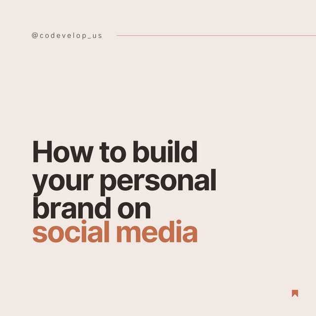 How to build your personal brand on Social Media.pdf