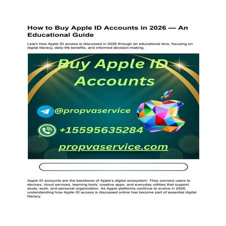 How to Buy Apple ID Accounts in 2026 — An Educational Guide.pdf