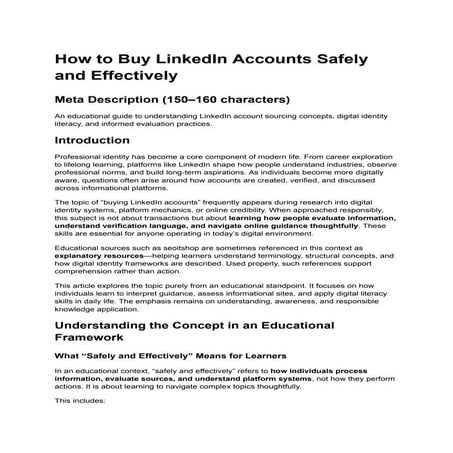 How to Buy LinkedIn Accounts Safely and Effectively (2).pdf