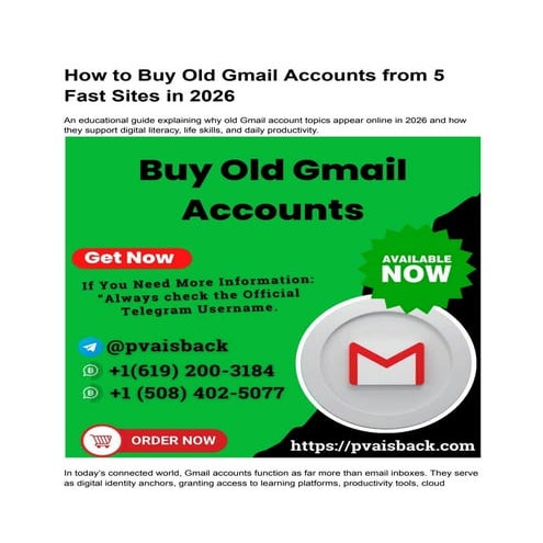 How to Buy Old Gmail Accounts from 5 Fast Sites in 2026.pdf