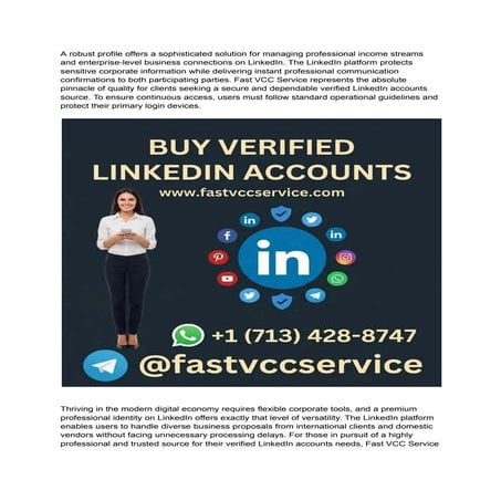 Where to B~u,y~ Verified LinkedIn Accounts Real & Aged.pdf