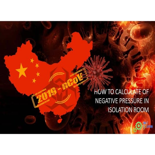 How to calculate negative pressure in isolation room | PDF
