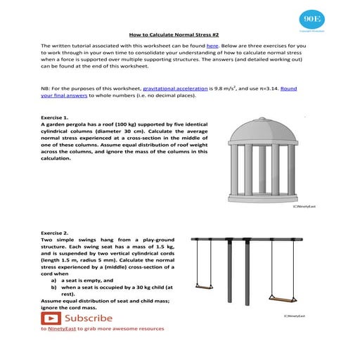 How to Calculate Normal Stress 2 | PDF