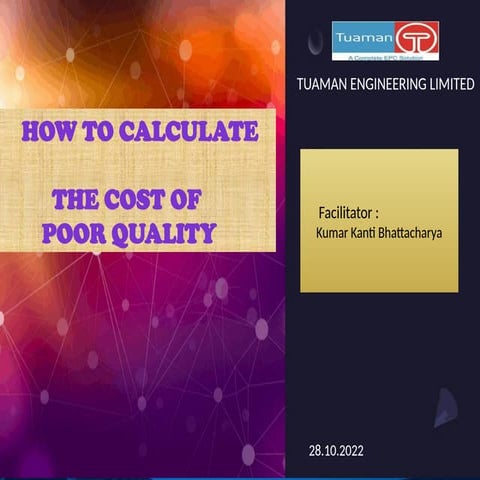 HOW TO CALCULATE THE COPQ in construction.pptx