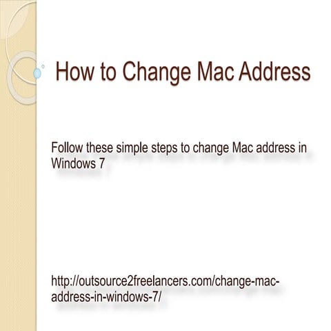 06 mac address | PPT