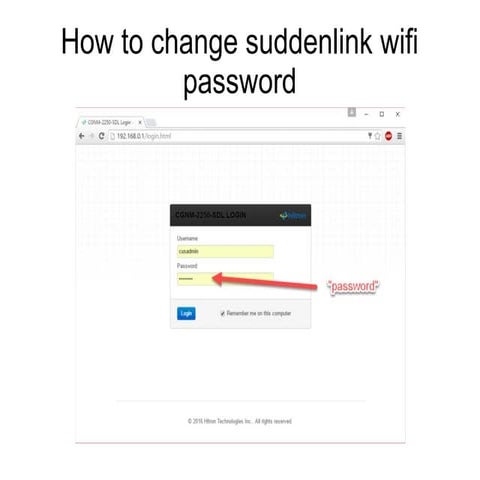 How to Change Suddenlink Wifi Password? | PPT