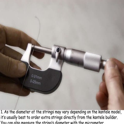 How To Change The String on a 5-15 String Kantele | PPT