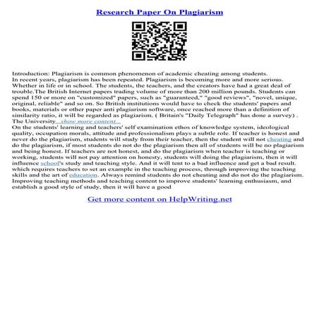 How To Check If Essay Is Plagiarized | PDF