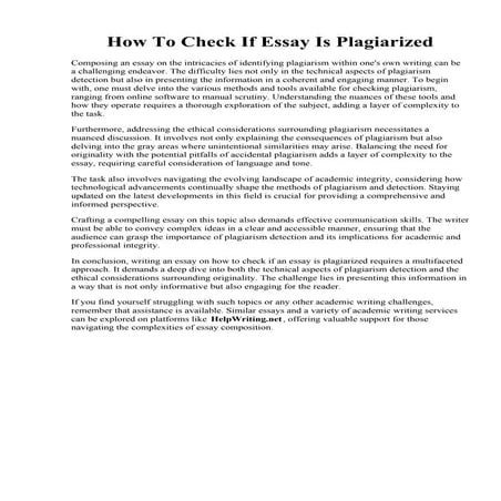 How To Check If Essay Is Plagiarized. How To Avoid Plagiarism: 6 Simple ...