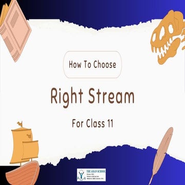 How To Choose Right Stream For Class 11 | PDF