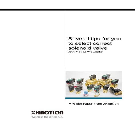 How to choose solenoid valve | PDF