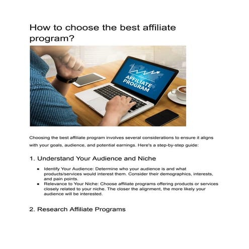 How to choose the best affiliate program.pdf | Free Download