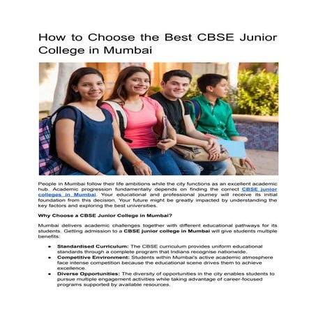 How to Choose the Best CBSE Junior College in Mumbai.docx.pdf