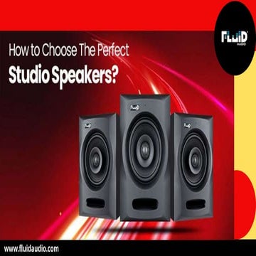 How to choose the perfect studio speakers | PPTX | Digital Audio ...