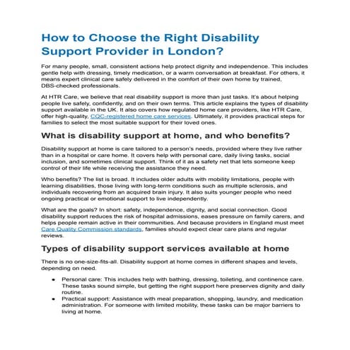How to Choose the Right Disability Support Provider in London.pdf