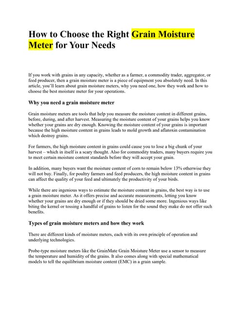 Moisture content determination and equilibrium moisture content | PPTX