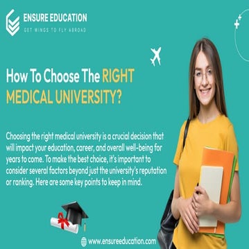 How To Choose The Right Medical University | PPT