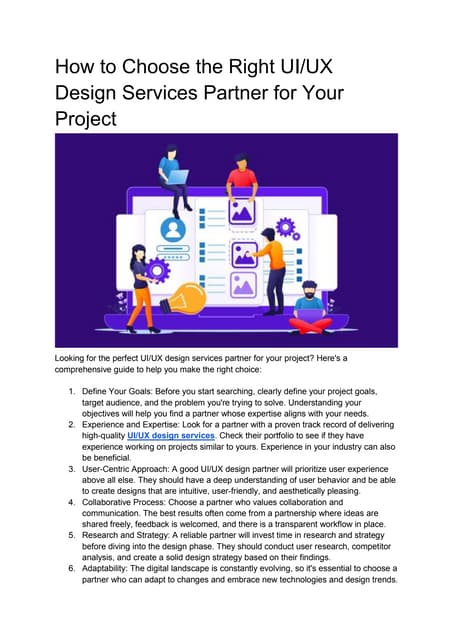 Difference Between UI and UX essential for creating successful products | PDF