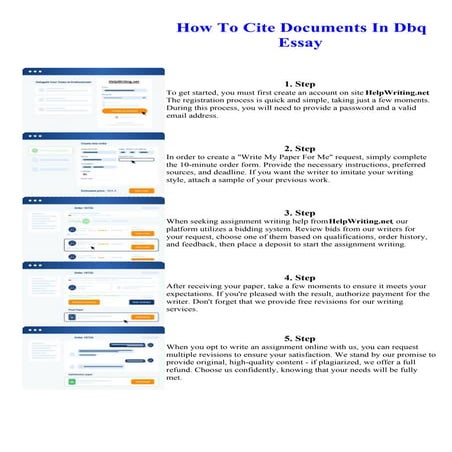 How To Cite Documents In Dbq Essay | PDF | Manufacturing Industry ...