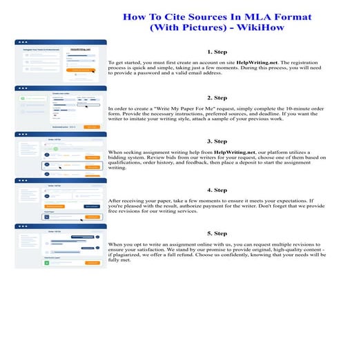 How To Cite Sources In MLA Format (With Pictures) - WikiHow | PDF