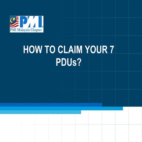 How to claim your 7 PDUs | PDF | Technology & Computing