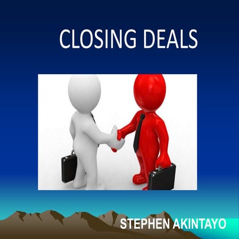How to close deals | PPT
