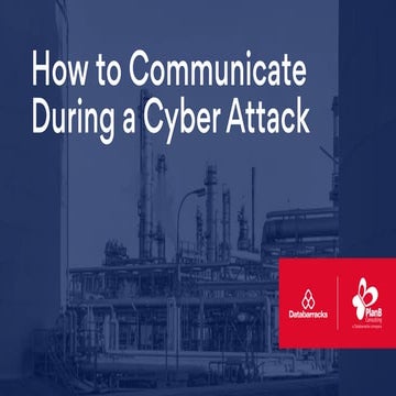 How to Communicate During a Cyber Attack - Webinar | PDF