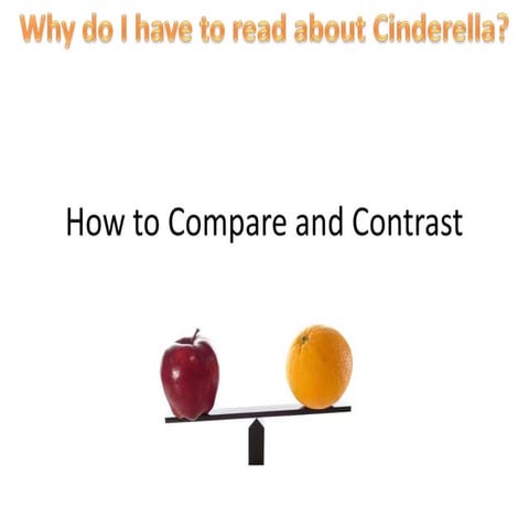 How to compare and contrast | PPTX