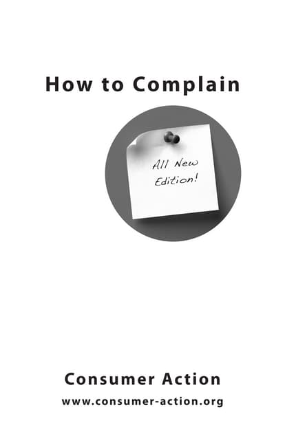 Complaint Handling Training Presentation | PPTX