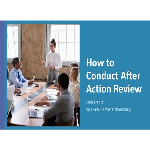 How to Conduct After Action Review | PDF | Business | Business and Finance